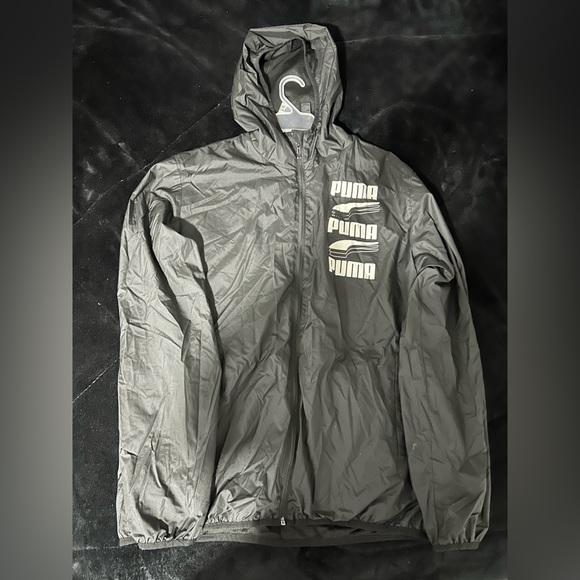 Puma | Jackets & Coats | Large Grey Puma Windbreaker | Poshmark